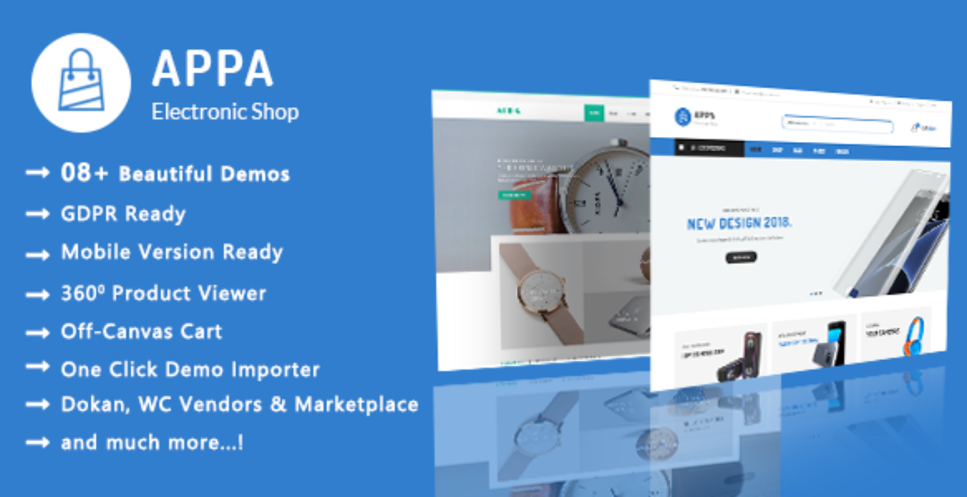 Appa – Modern Electronics and Watches WooCommerce WordPress Theme - wpnull24