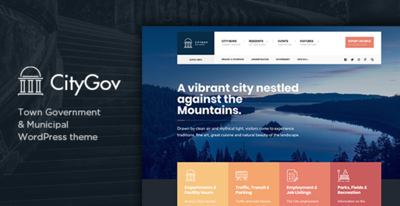 CityGov – City Government & Municipal WordPress Theme - wpnull24
