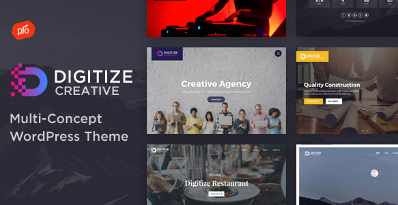 Digitize – Creative Multi-Concept Theme - wpnull24