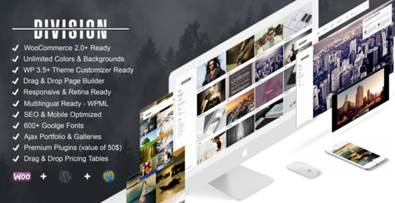 Division – Fullscreen Portfolio Photography Theme - wpnull24