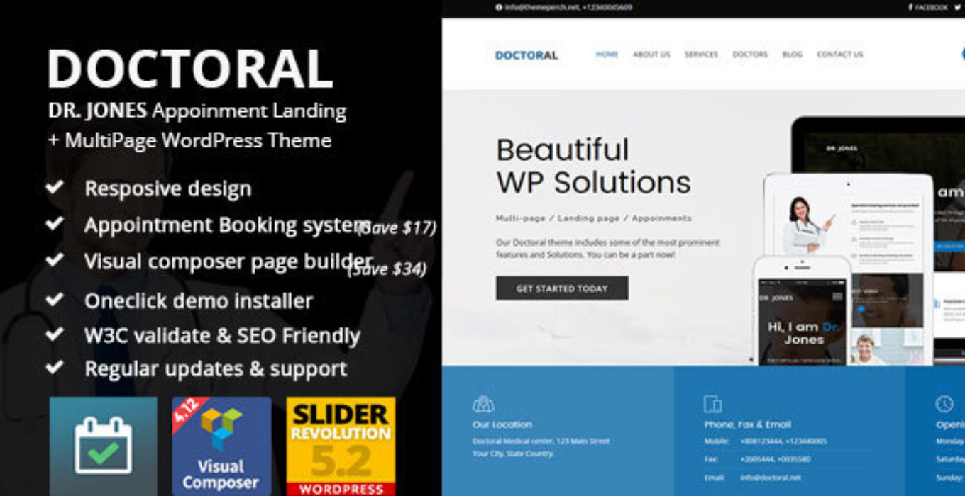 Doctoral Appointment Multipage | Landing Page Theme - wpnull24