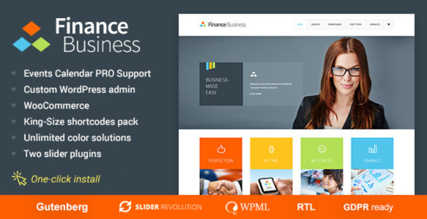 Finance Business – Company Office Corporate Theme - wpnull24