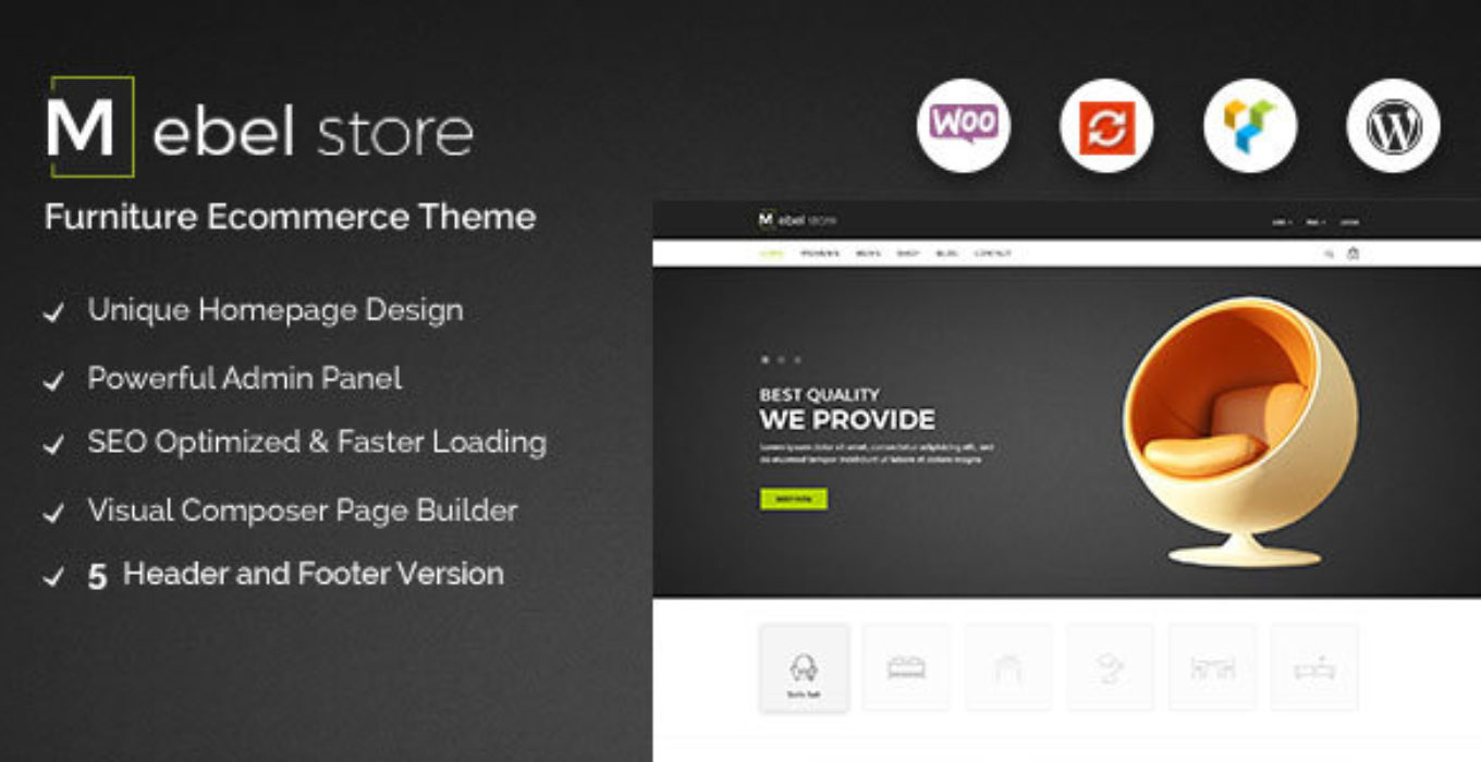 Mebel – Responsive Furniture & Book Store WordPress Theme - wpnull24