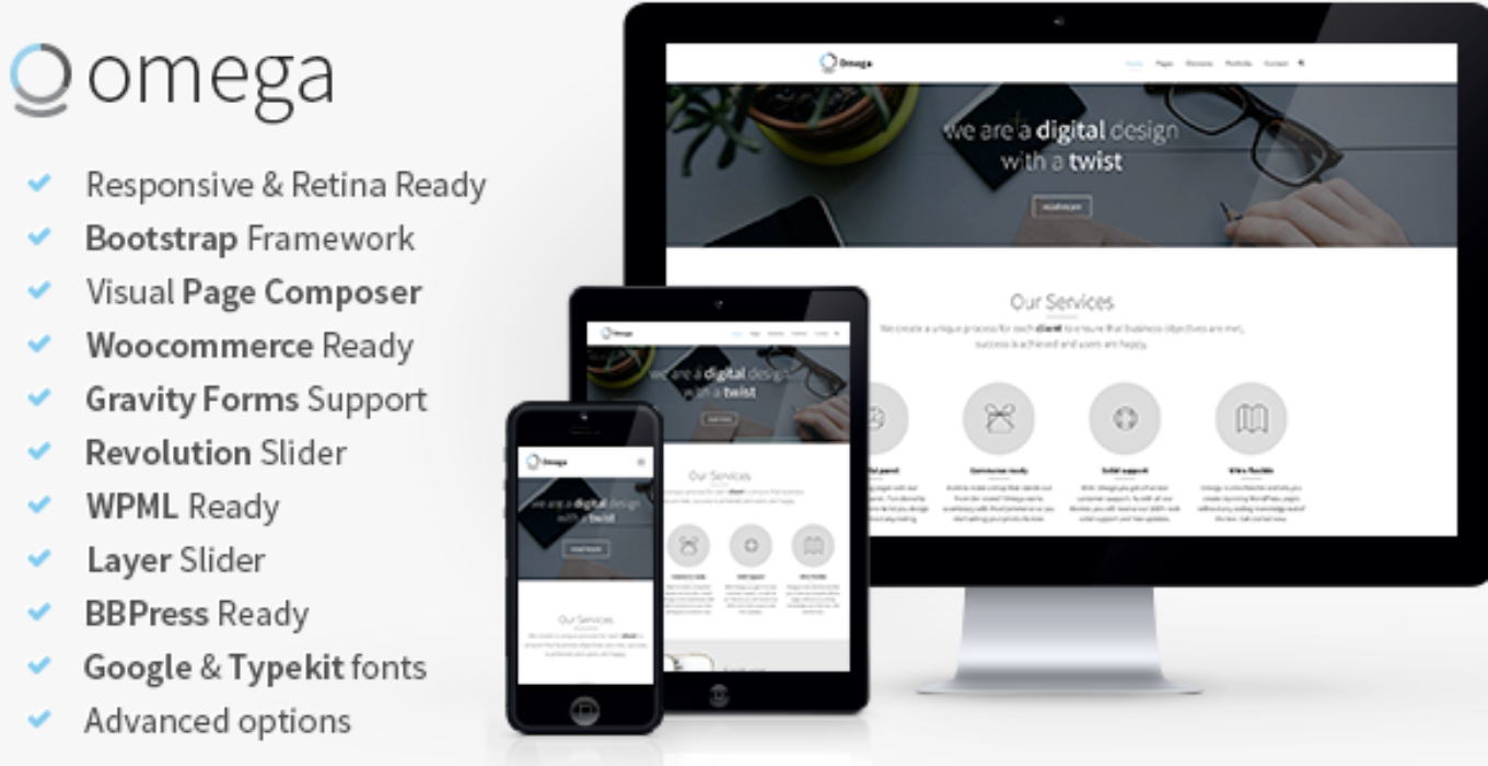 Omega – Multi-Purpose Responsive Bootstrap Theme - wpnull24