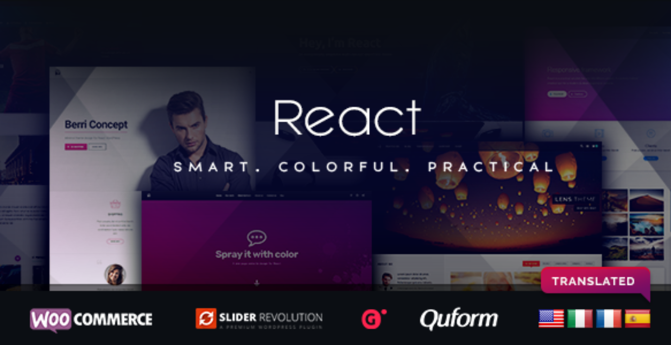 React – Responsive Multi-Purpose WordPress Framework - wpnull24