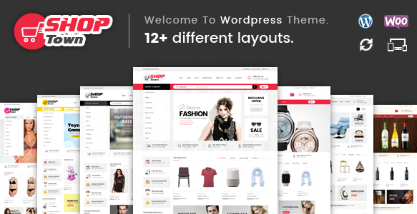 Shop Town – Multipurpose WooCommerce Theme - wpnull24