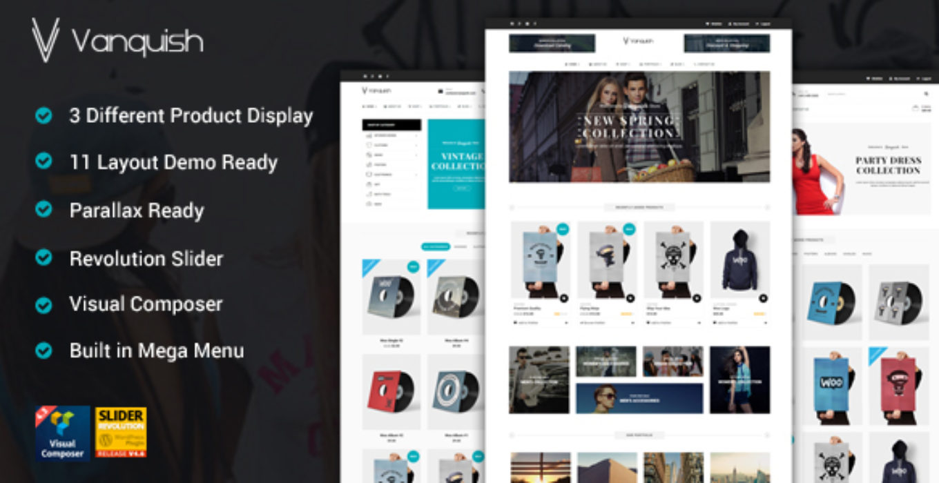 Vanquish – Multi Product Display eCommerce Theme - wpnull24