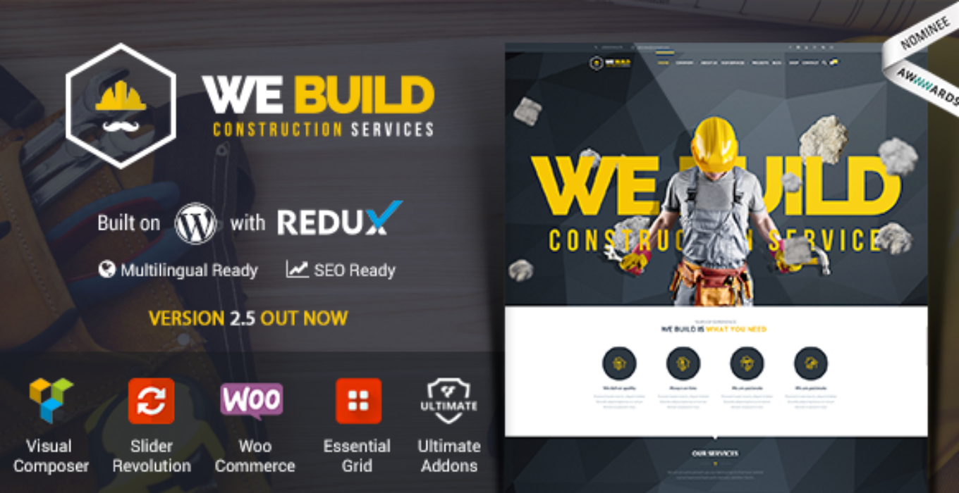 We Build – WP Construction, Building Business, Renovation and ...