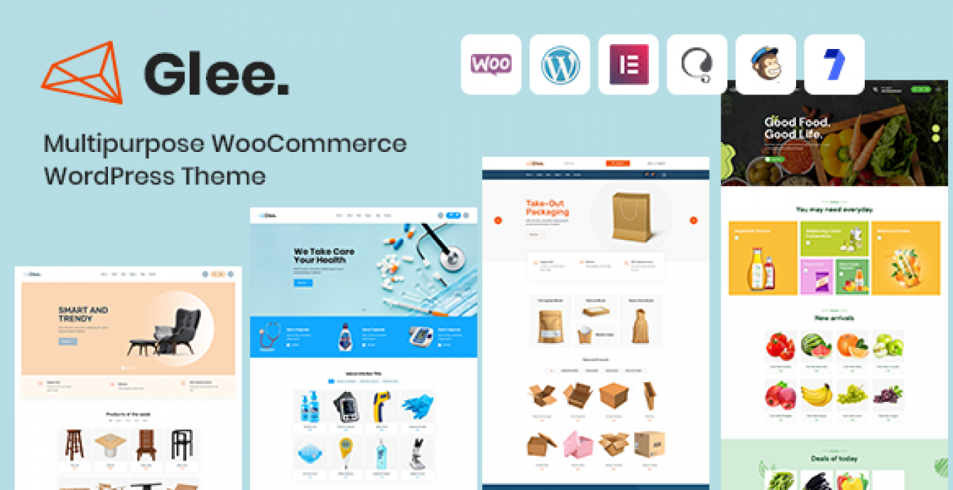 Glee – Multipurpose WooCommerce WordPress Theme - wpnull24