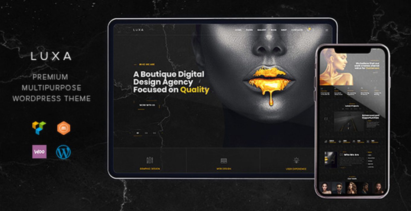 Luxa – Luxury Black MultiPurpose WordPress Theme - wpnull24
