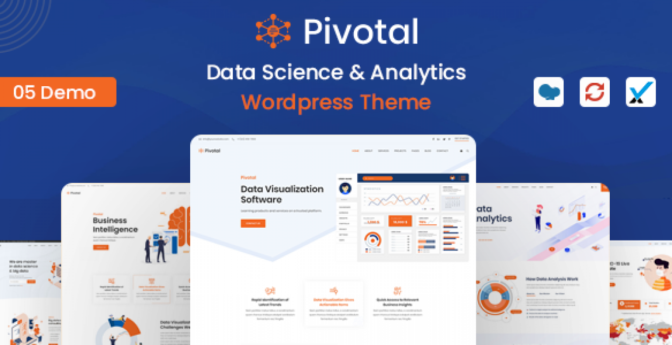 Pivotal – Data Science & Analytics WordPress Theme - wpnull24