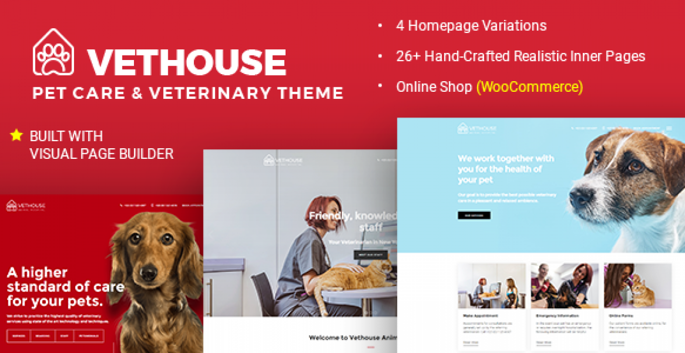 Vethouse – Pet Care & Veterinary Theme - wpnull24