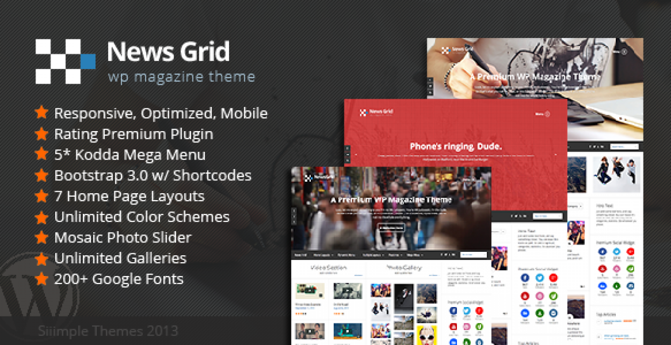 News Grid – WP Magazine Theme - wpnull24