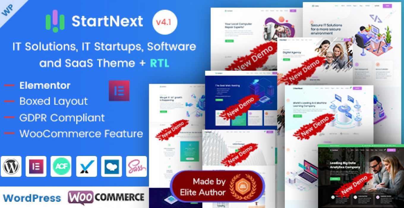 StartNext – Elementor IT & Business Startups WP Theme - wpnull24