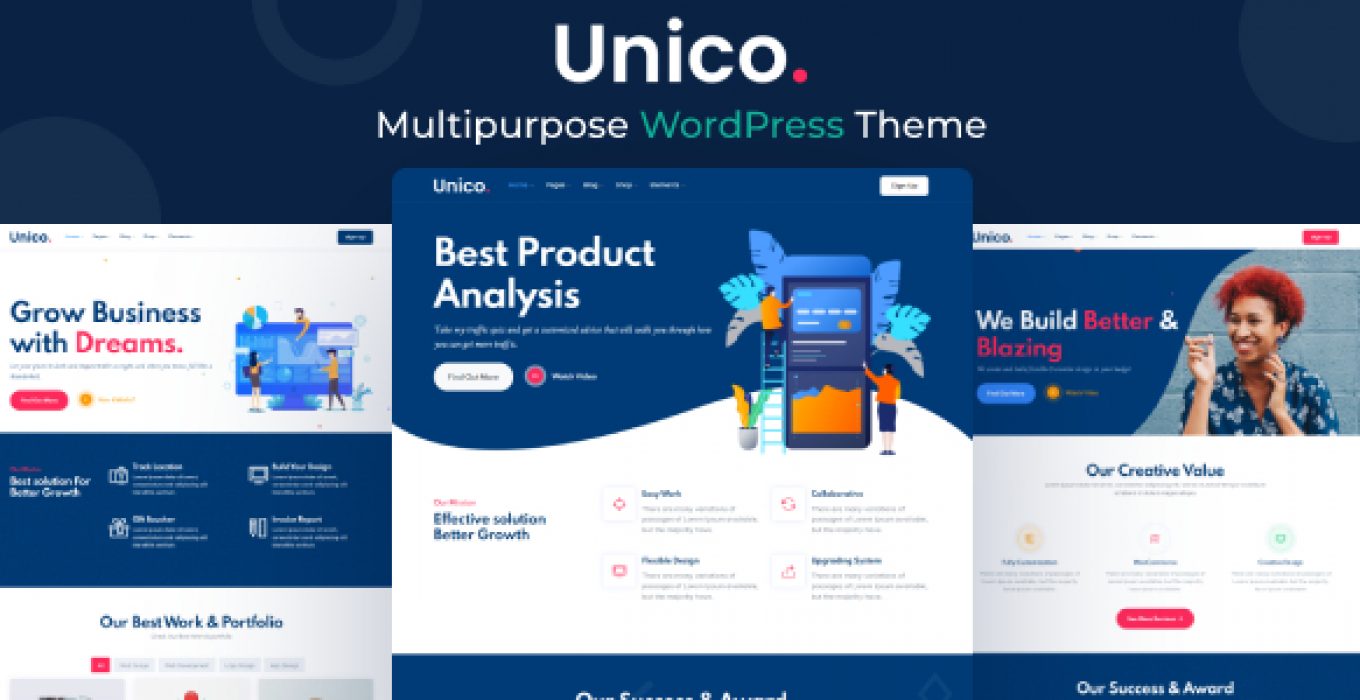 Unico – Multipurpose WordPress Theme - wpnull24