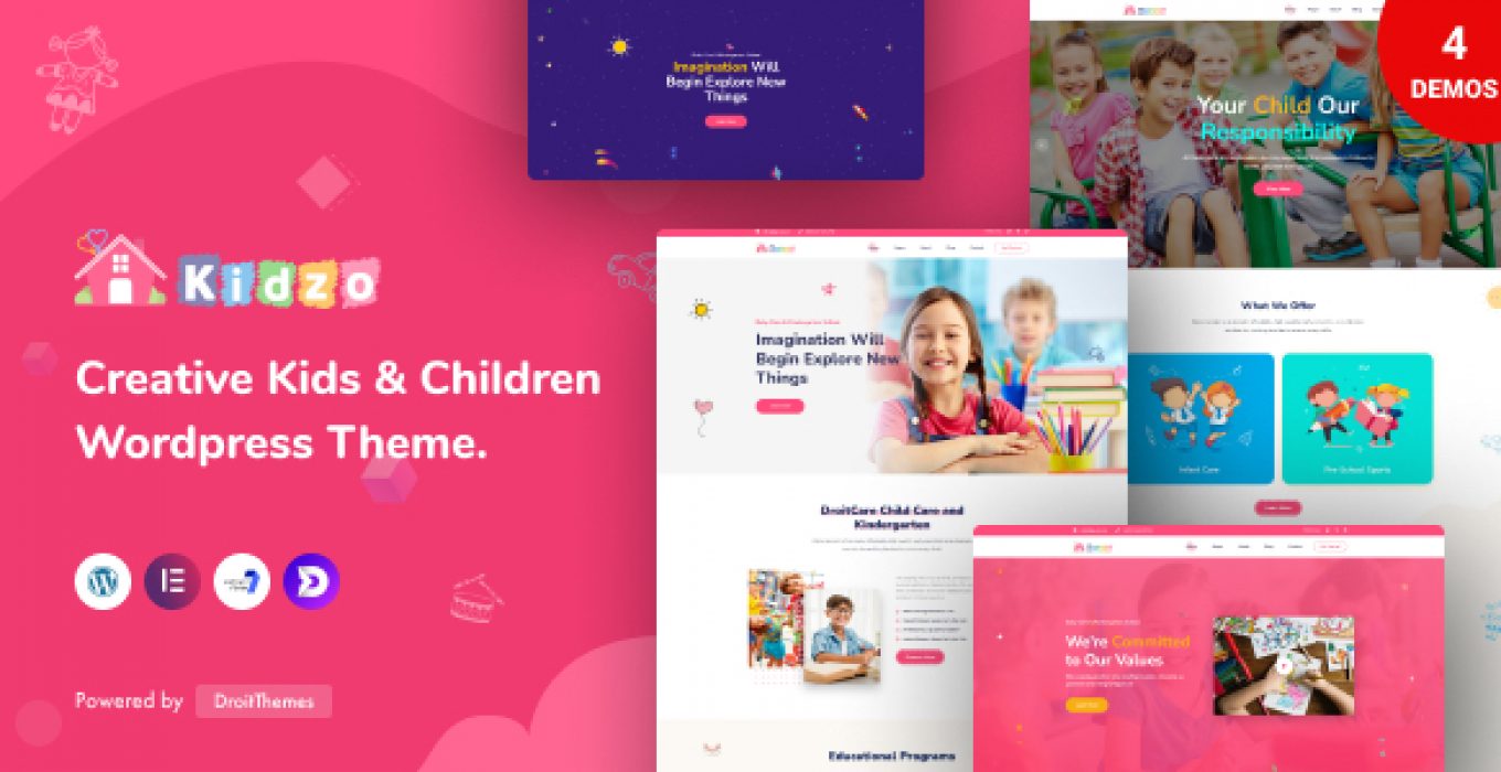 Kidzo – Kids & Children WordPress theme - wpnull24