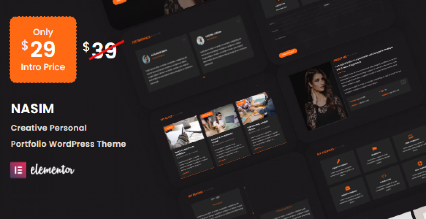 Nasim – Personal Portfolio WordPress Theme - wpnull24