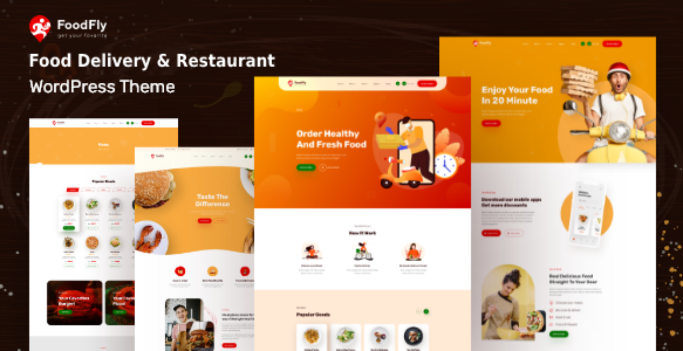 Foodfly- Fast Food Delivery & Restaurant WordPress Theme - wpnull24