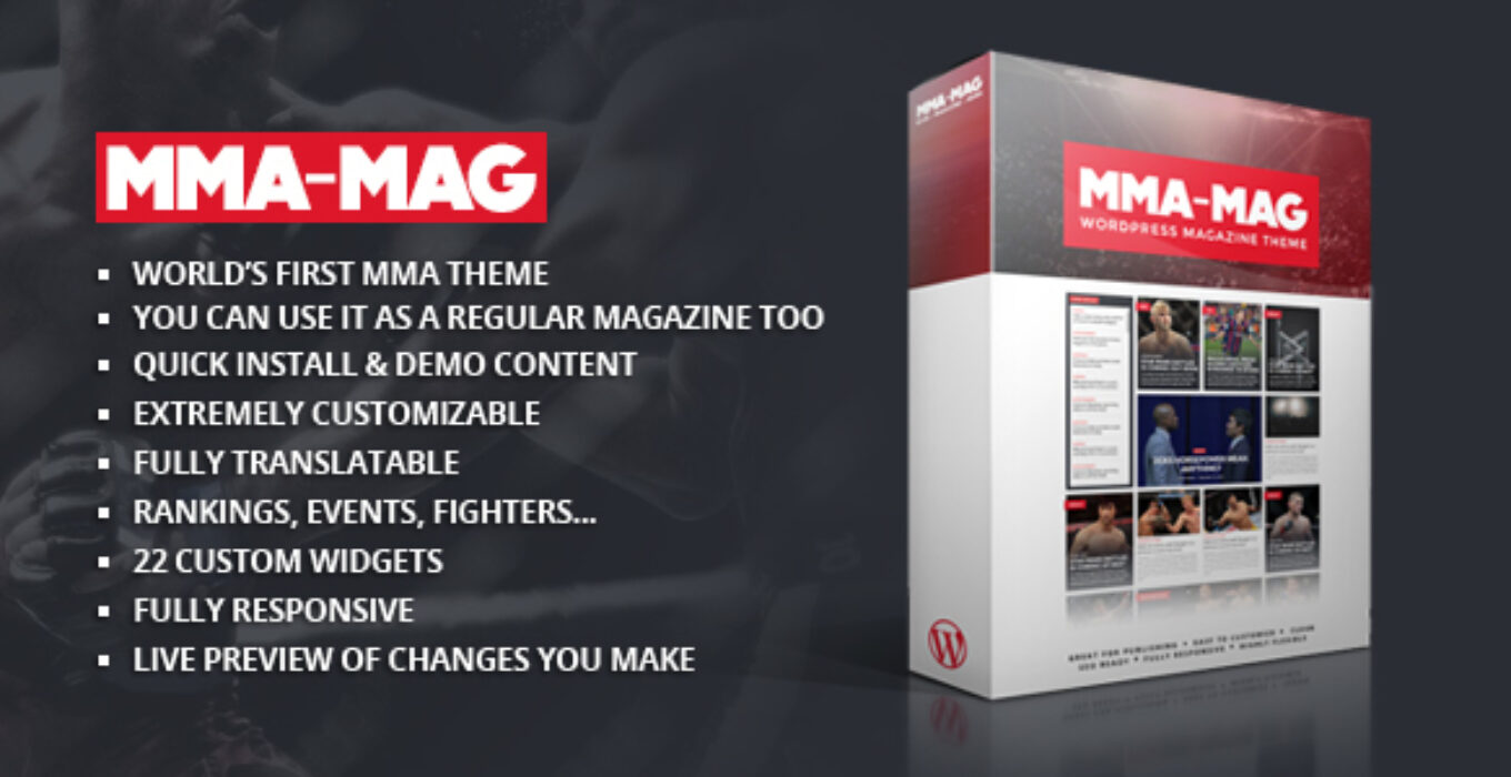 MMA Sports Magazine Theme - wpnull24