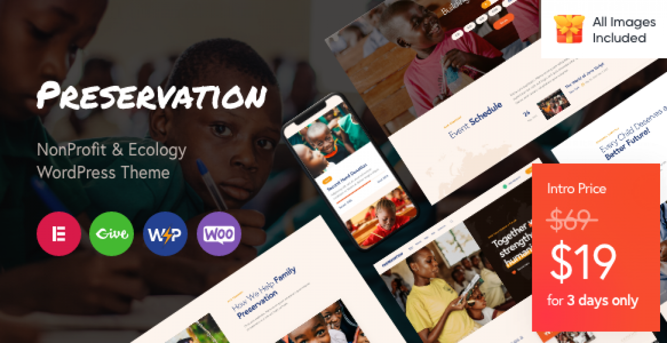 Preservation – NonProfit & Ecology WordPress Theme - wpnull24