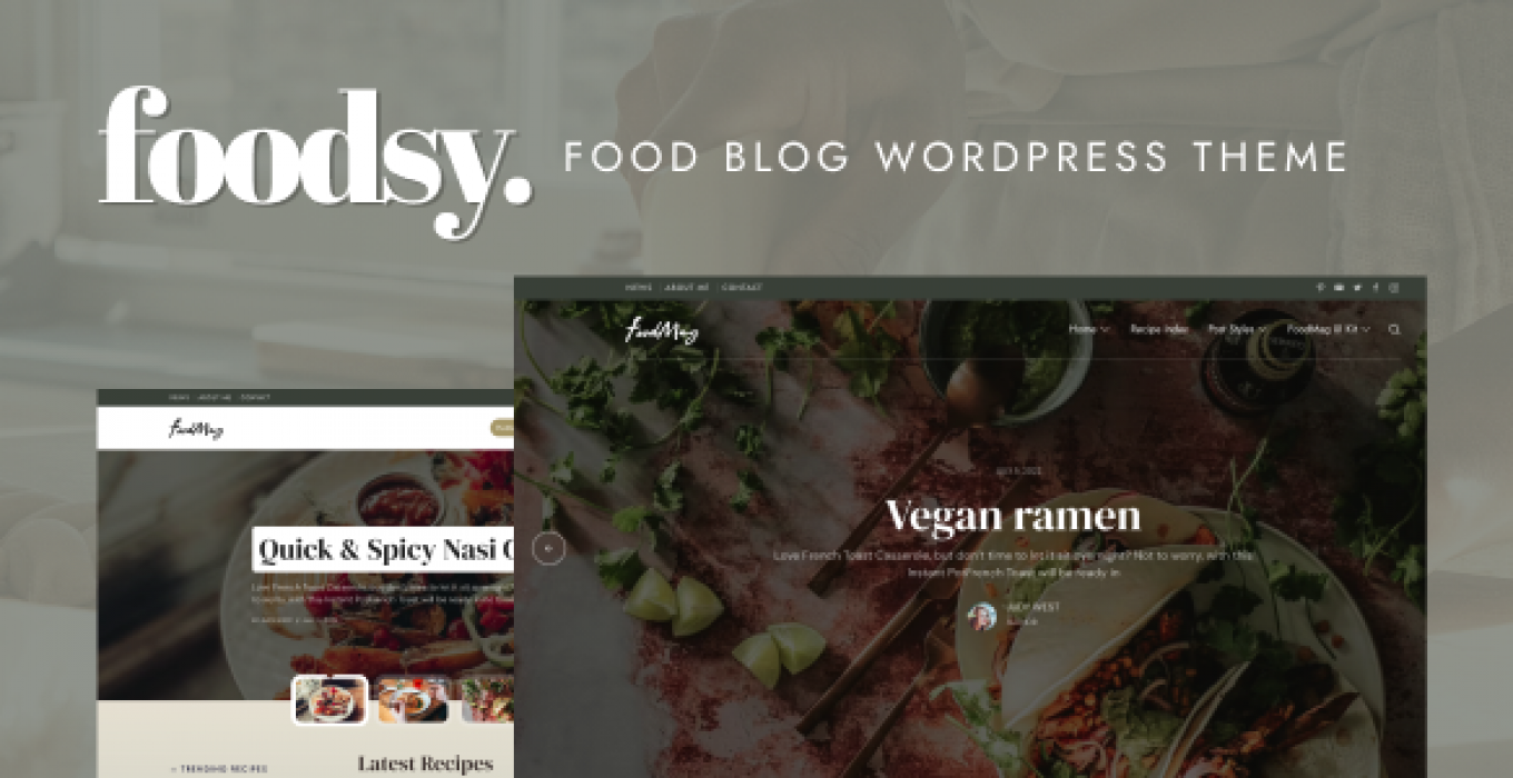 Foodsy – WordPress Food Blog Theme - wpnull24