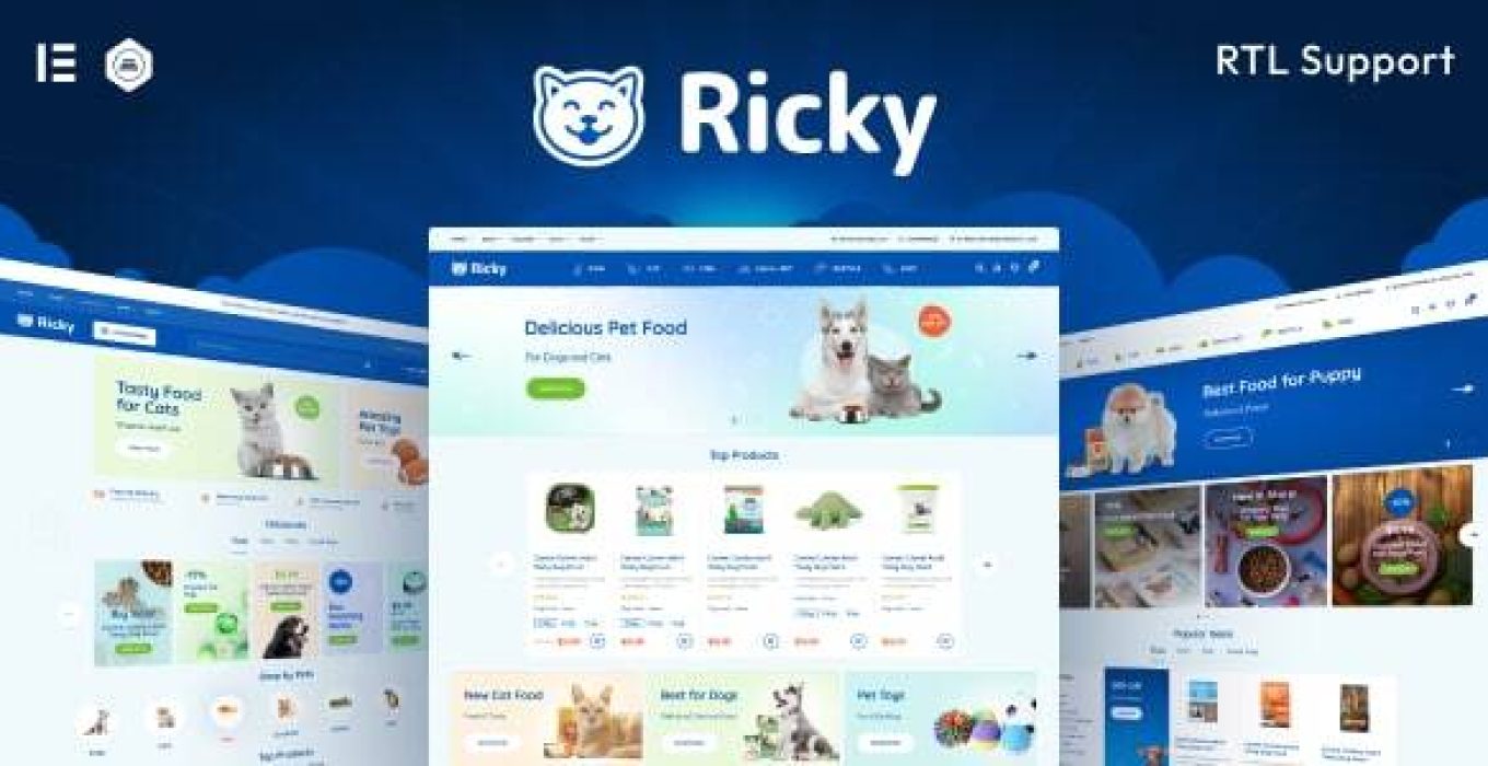 Ricky – Pet Shop & Care WooCoomerce Theme - wpnull24