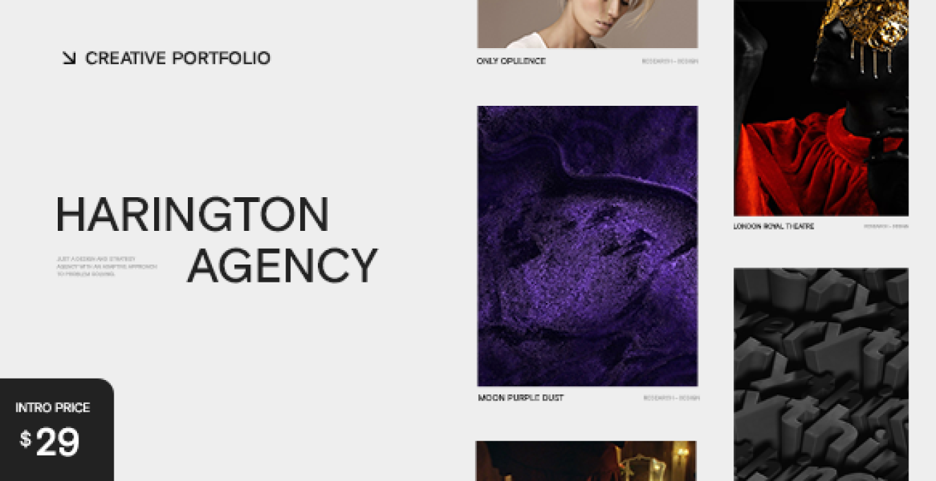 Harington – Creative Portfolio Theme - wpnull24