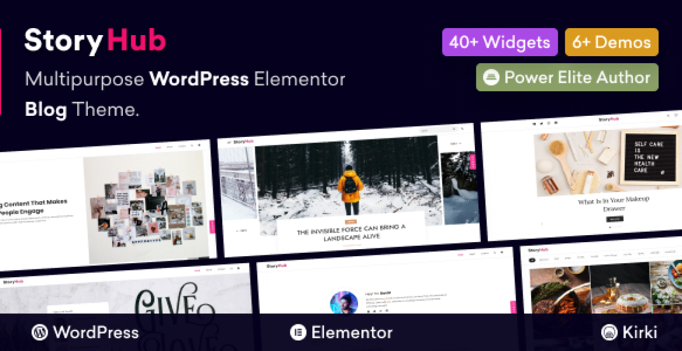 StoryHub – Multipurpose WordPress Elementor Blog Theme - wpnull24