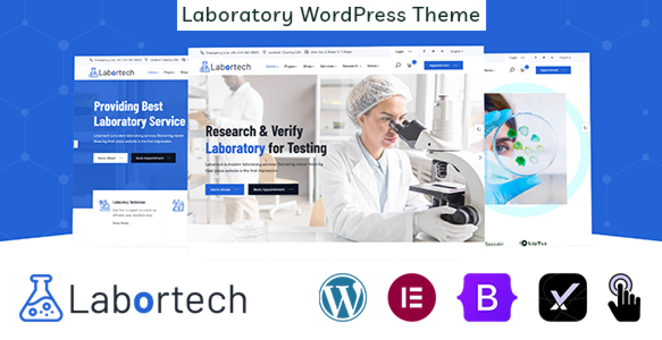 Labortech – Laboratory & Science Research WordPress Theme - wpnull24