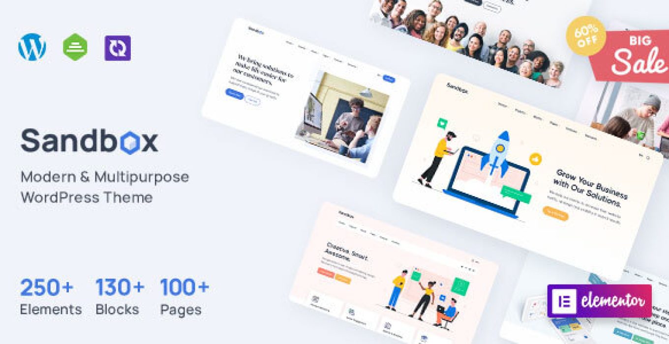 Sandbox – Modern & Multipurpose WordPress Theme - wpnull24