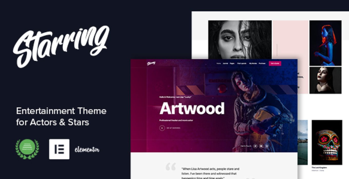 Starring – Entertainment Theme for Actors & Stars - wpnull24