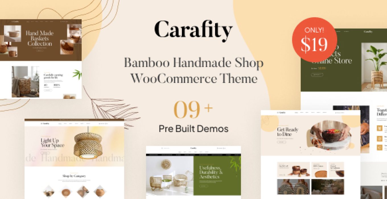 Carafity – Bamboo Handmade Shop WooCommerce Theme - wpnull24