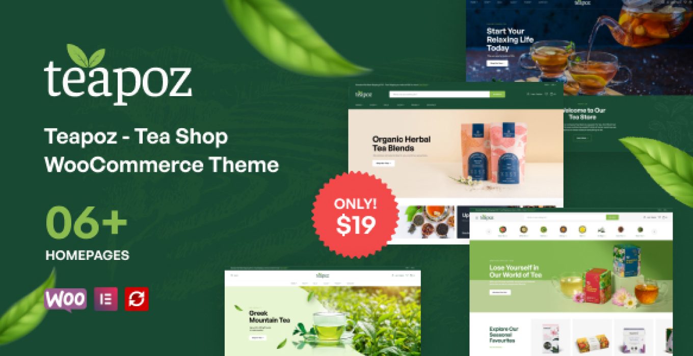 Teapoz – Tea Shop WooCommerce Theme - wpnull24