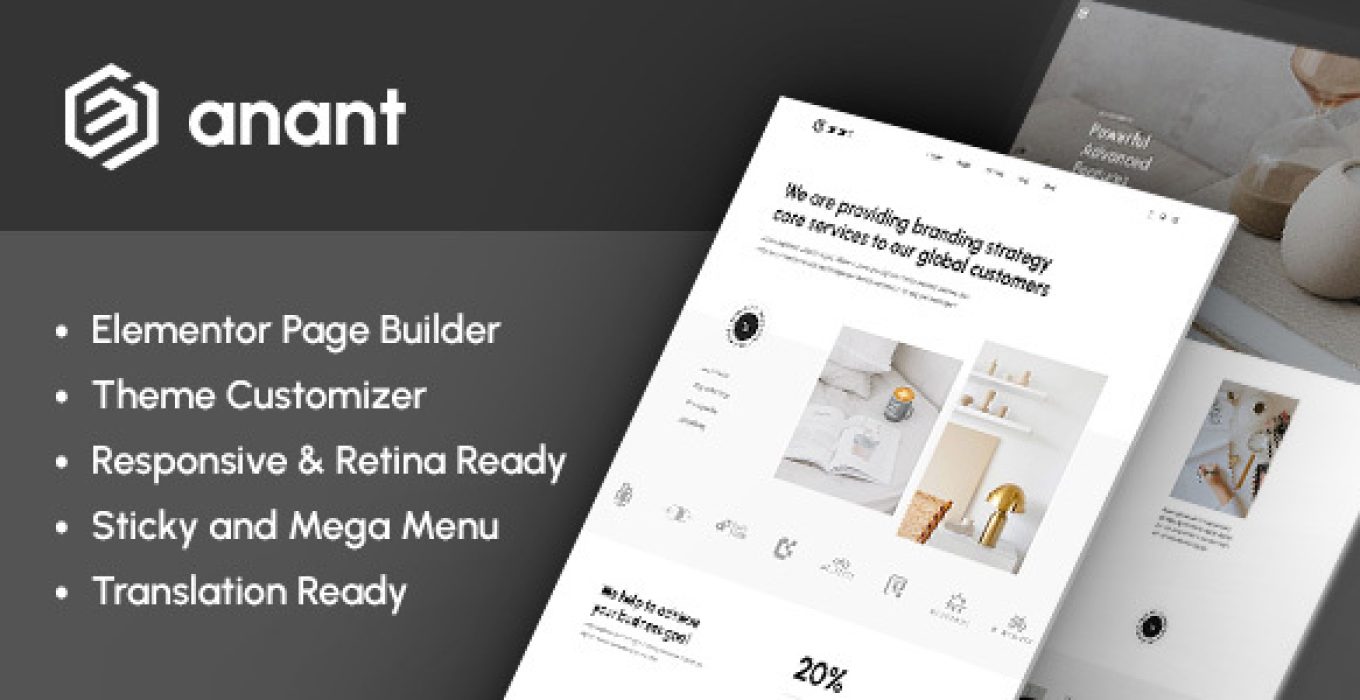 Anant – Creative Agency and Portfolio Theme - wpnull24
