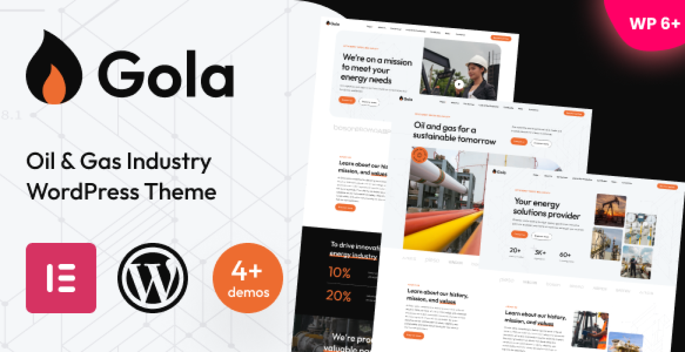 Gola – Oil & Gas Industry WordPress Theme - wpnull24