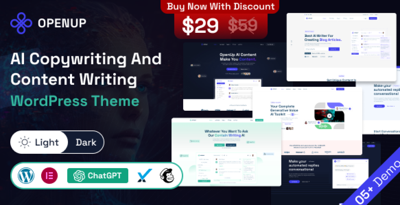 Openup – AI Content Writer & AI Application WordPress Theme - wpnull24