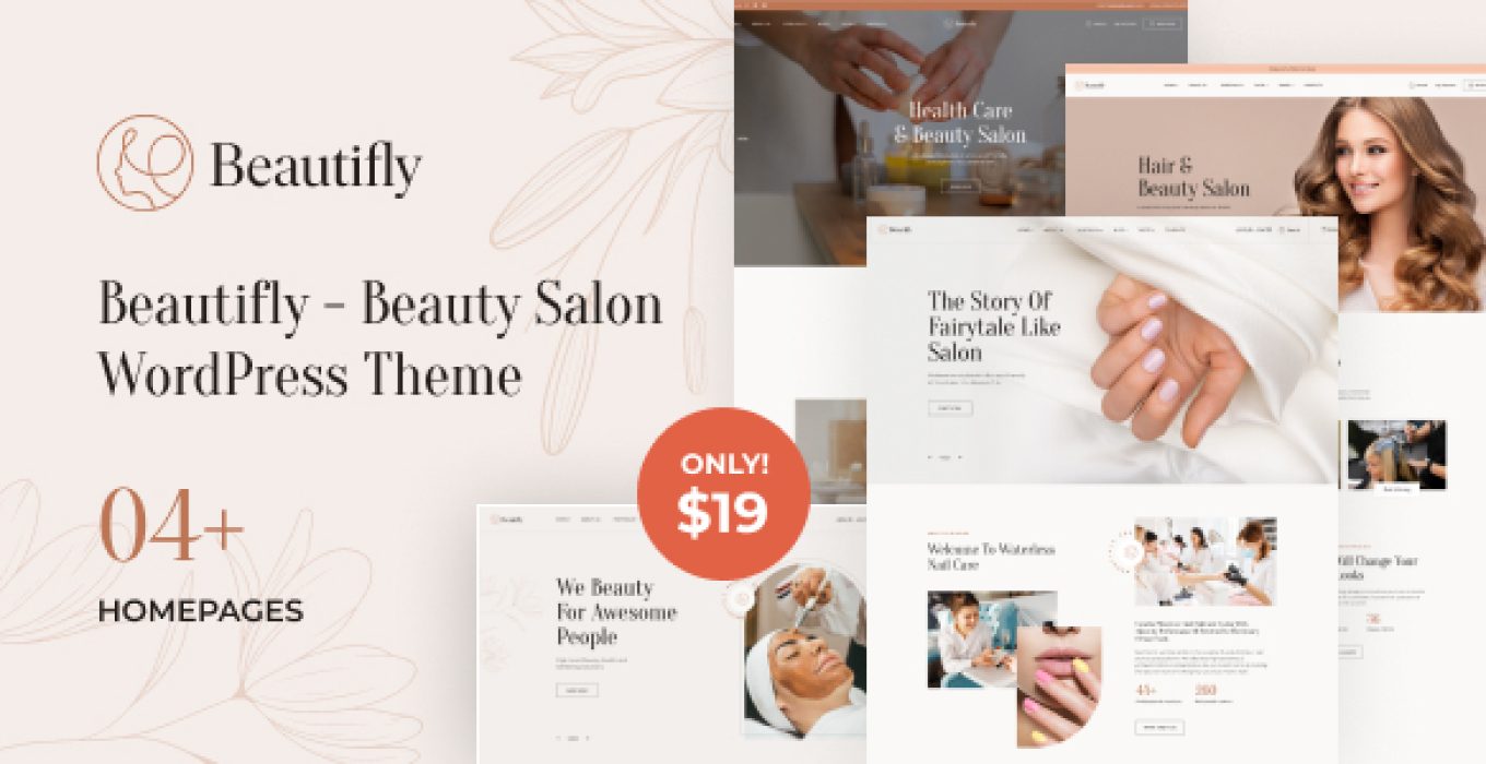 Beautifly – Beauty Salon WordPress Theme - wpnull24