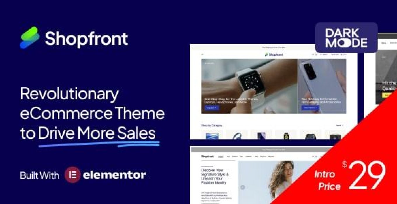 Shopfront – Next-Generation eCommerce Theme - wpnull24
