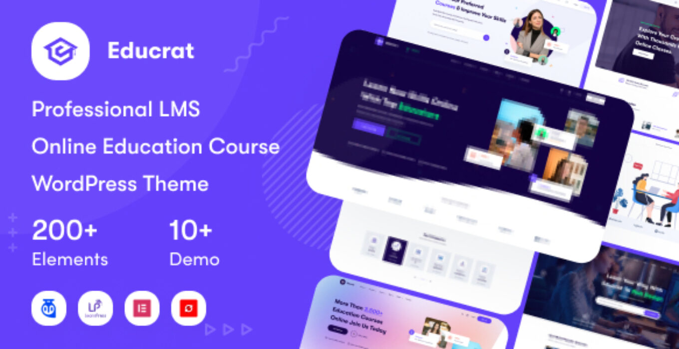 Educrat – Online Course Education WordPress Theme - wpnull24