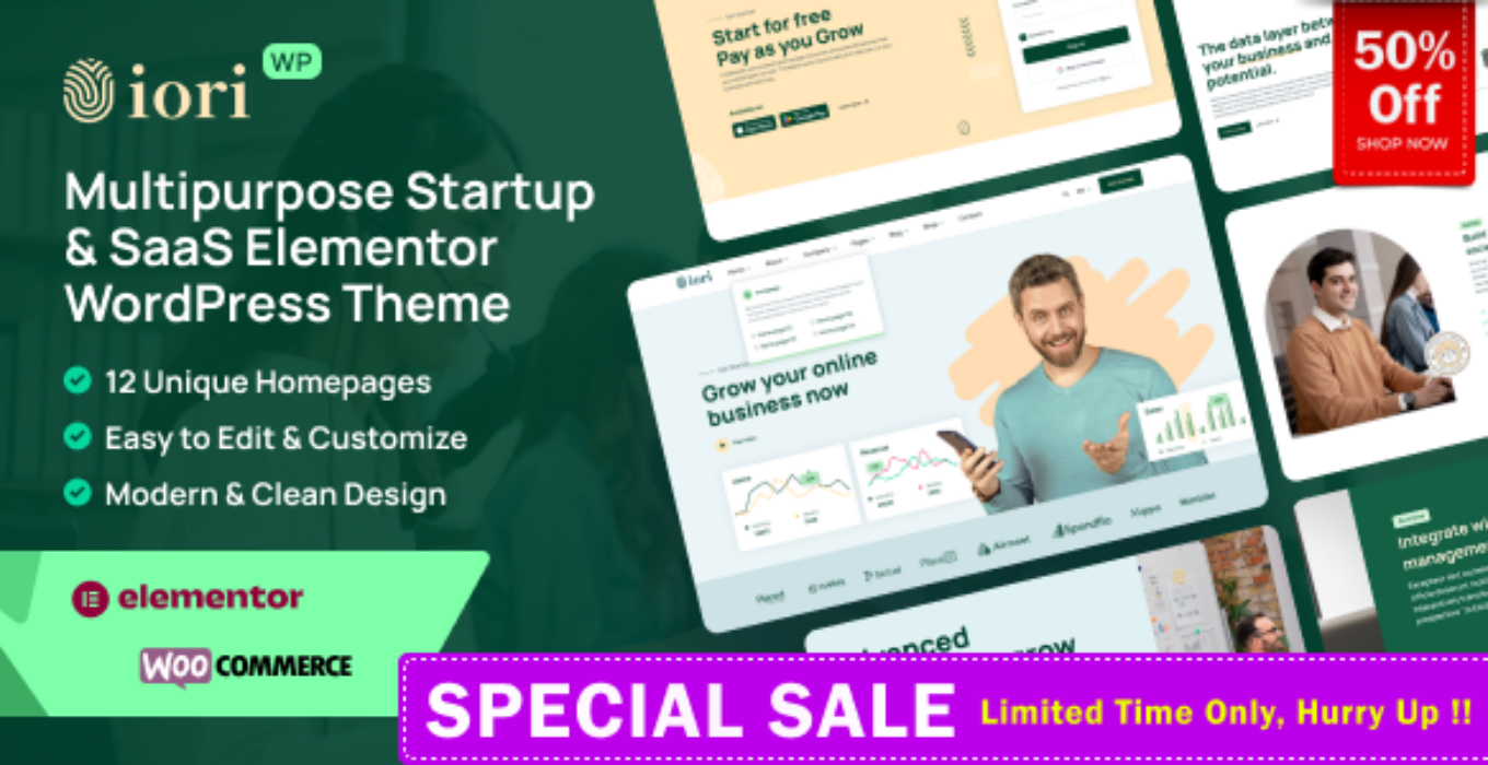iori – Multipurpose Startup & SaaS Software Technology Elementor WordPress Theme - wpnull24