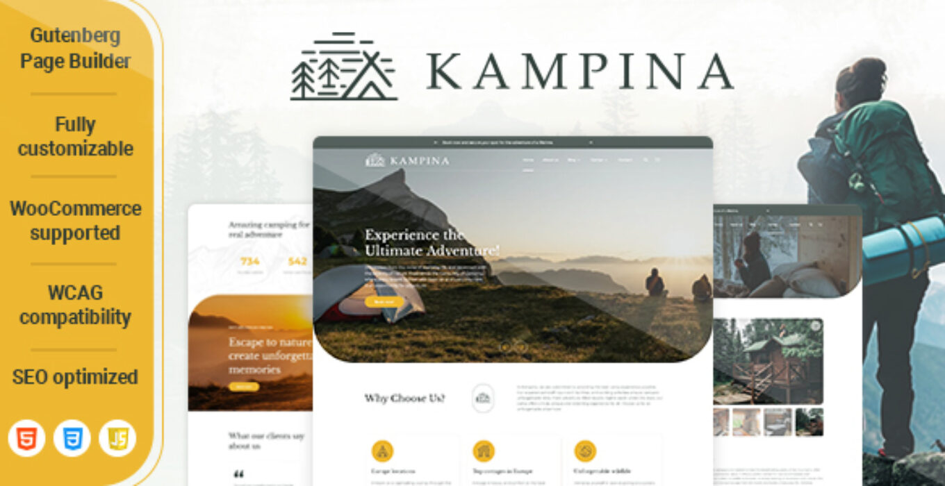 Kampina – Camping WooCommerce WordPress Theme - wpnull24