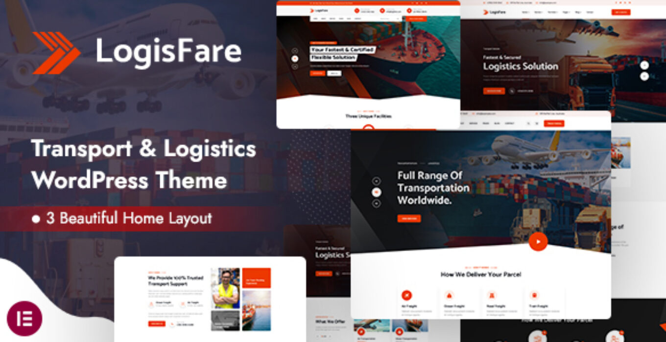 LogisFare – Transport & Logistics WordPress Theme - wpnull24