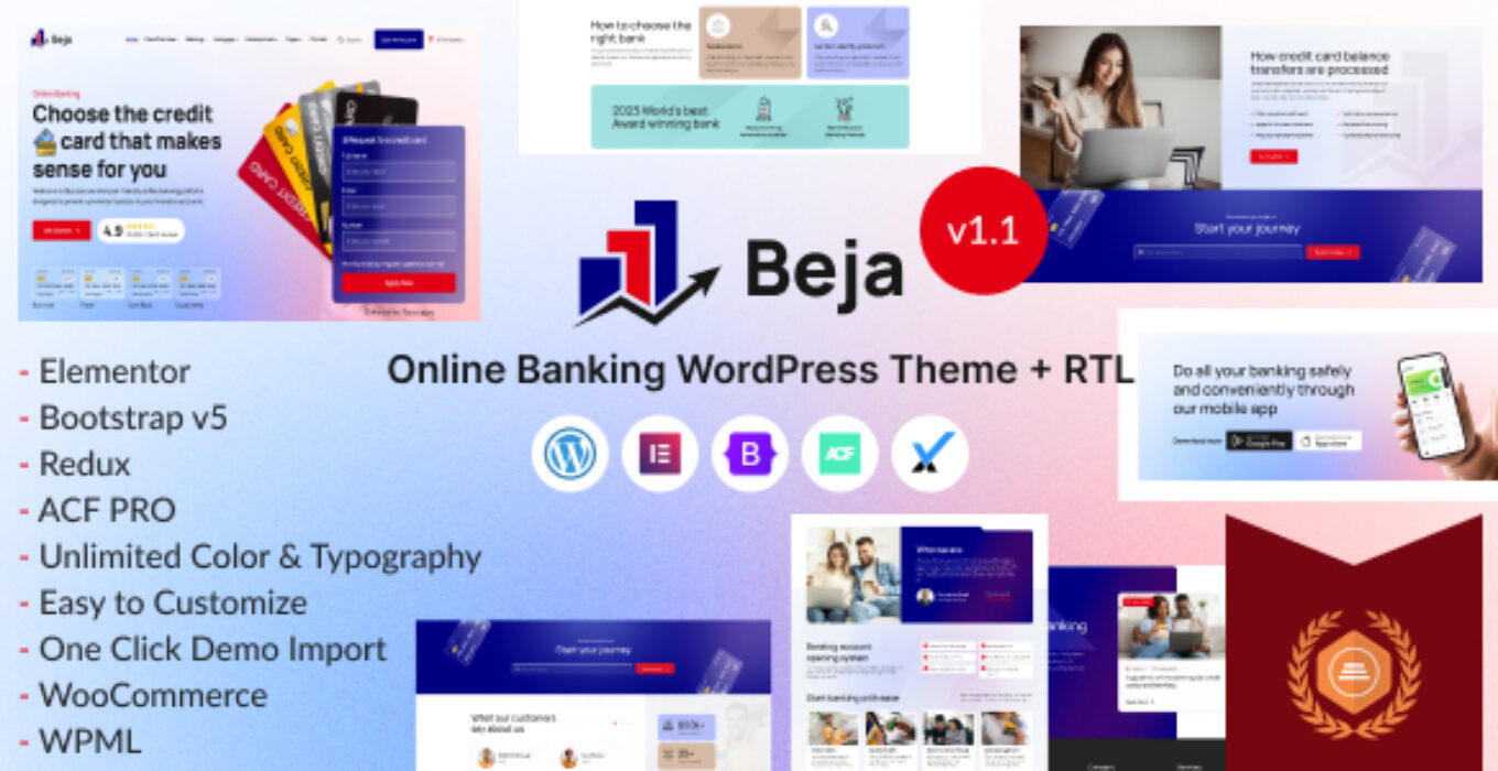 Beja – Banking Finance & Fintech WordPress Theme - wpnull24