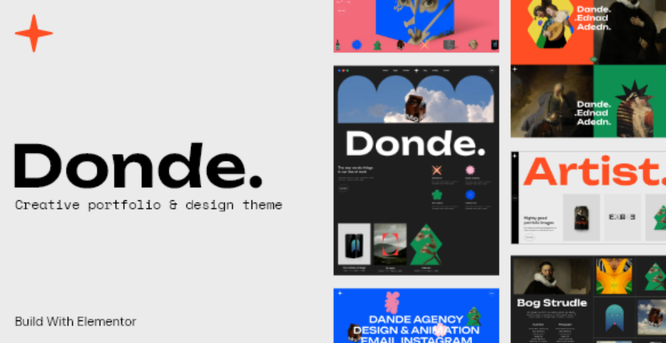 Donde – Elementor Portfolio Theme - wpnull24