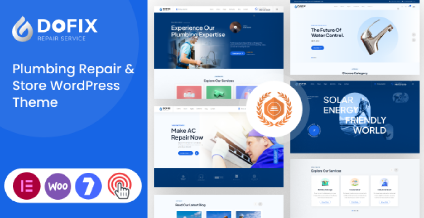 Dofix – Plumbing Repair & Store WordPress Theme - wpnull24
