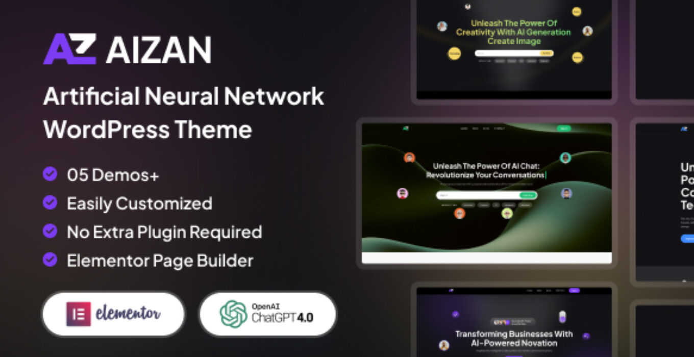 Aizan – Ai & Digital Agency WordPress Theme - wpnull24