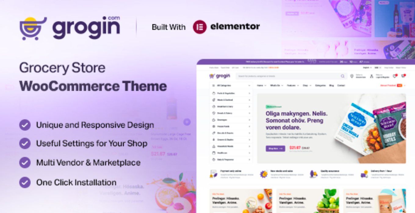 Grogin – Grocery Store WooCommerce WordPress Theme - wpnull24