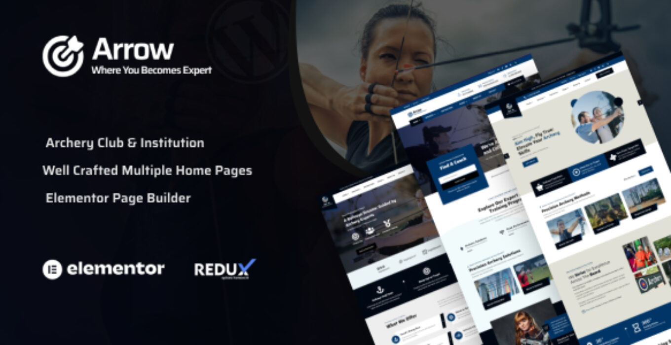 Arrow – Archery Club WordPress Theme - wpnull24