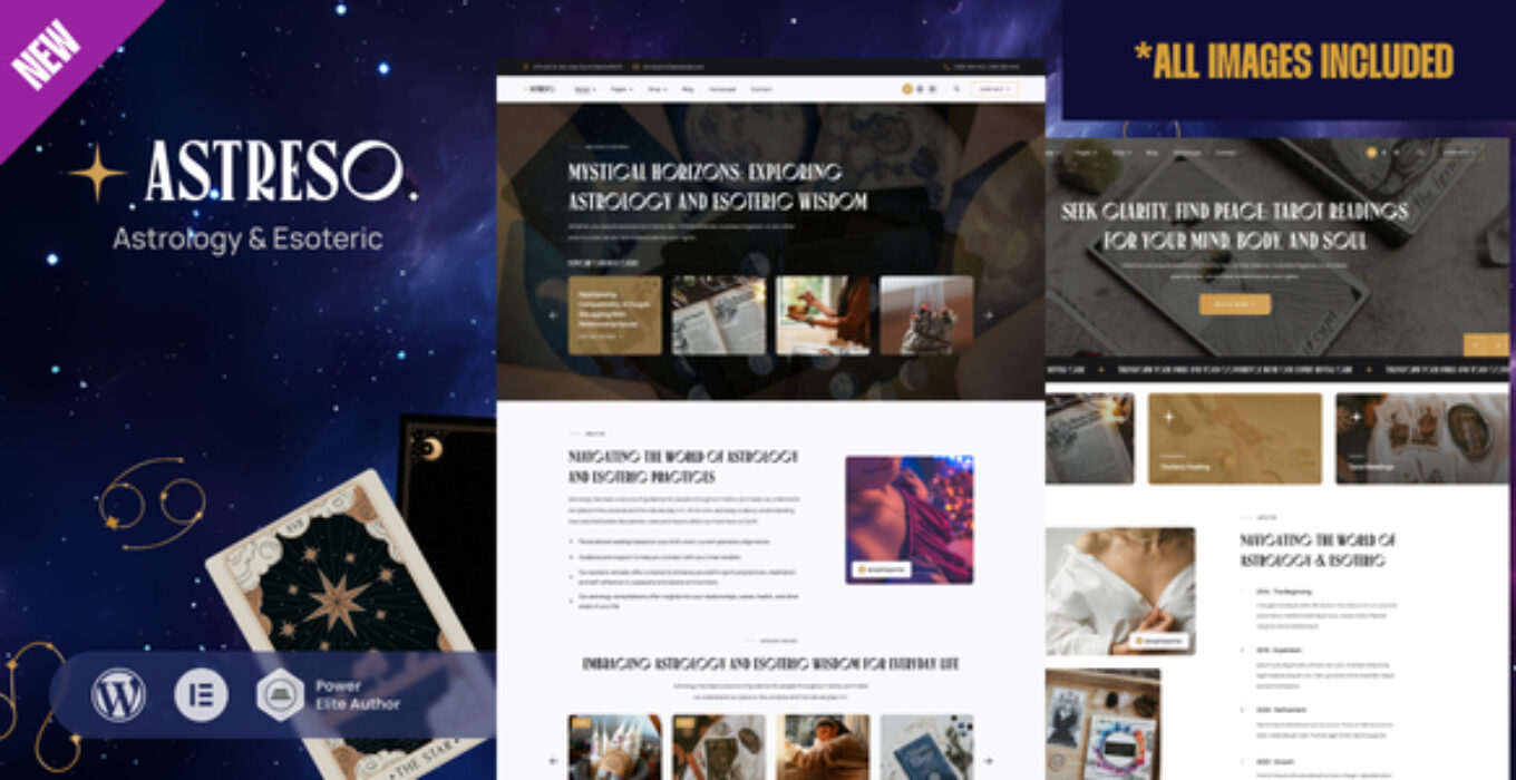 Astreso – Astrology & Esoteric WordPress theme - wpnull24
