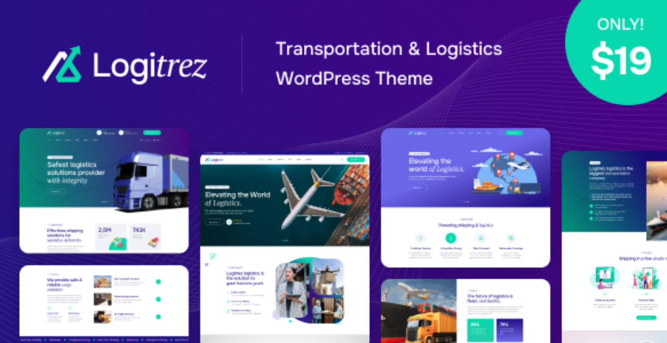 Logitrez – Transportation & Logistics WordPress Theme - wpnull24